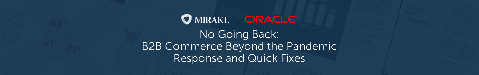 No Going Back: B2B Commerce Beyond the Pandemic Report